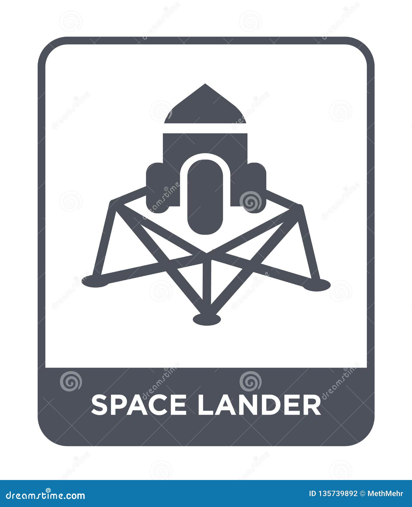 Lander Icon, Cartoon Style | CartoonDealer.com #86107459