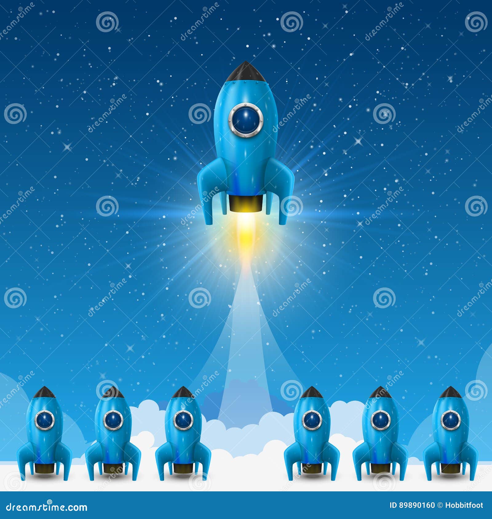 Space Leader Rocket Launch, Creative Idea, Vector Illustration Stock ... Space Leader Rocket Launch, Creative Idea, Vector Illustration Stock ...