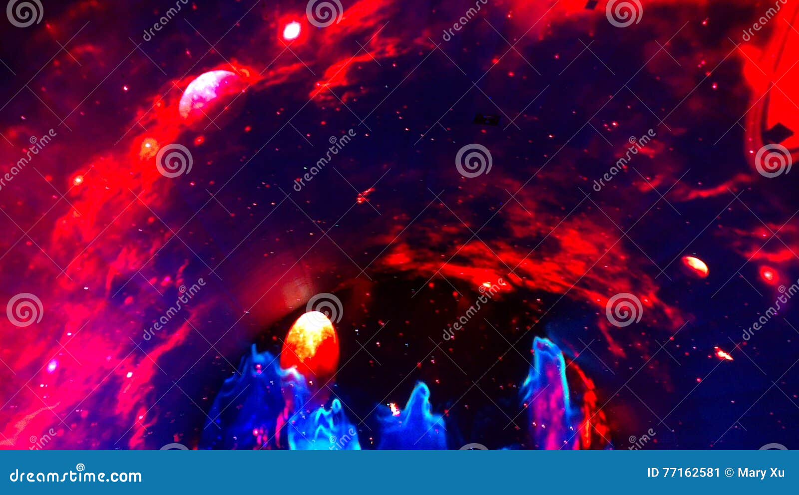 Space in Light Special Effects Stock Illustration - Illustration of ...
