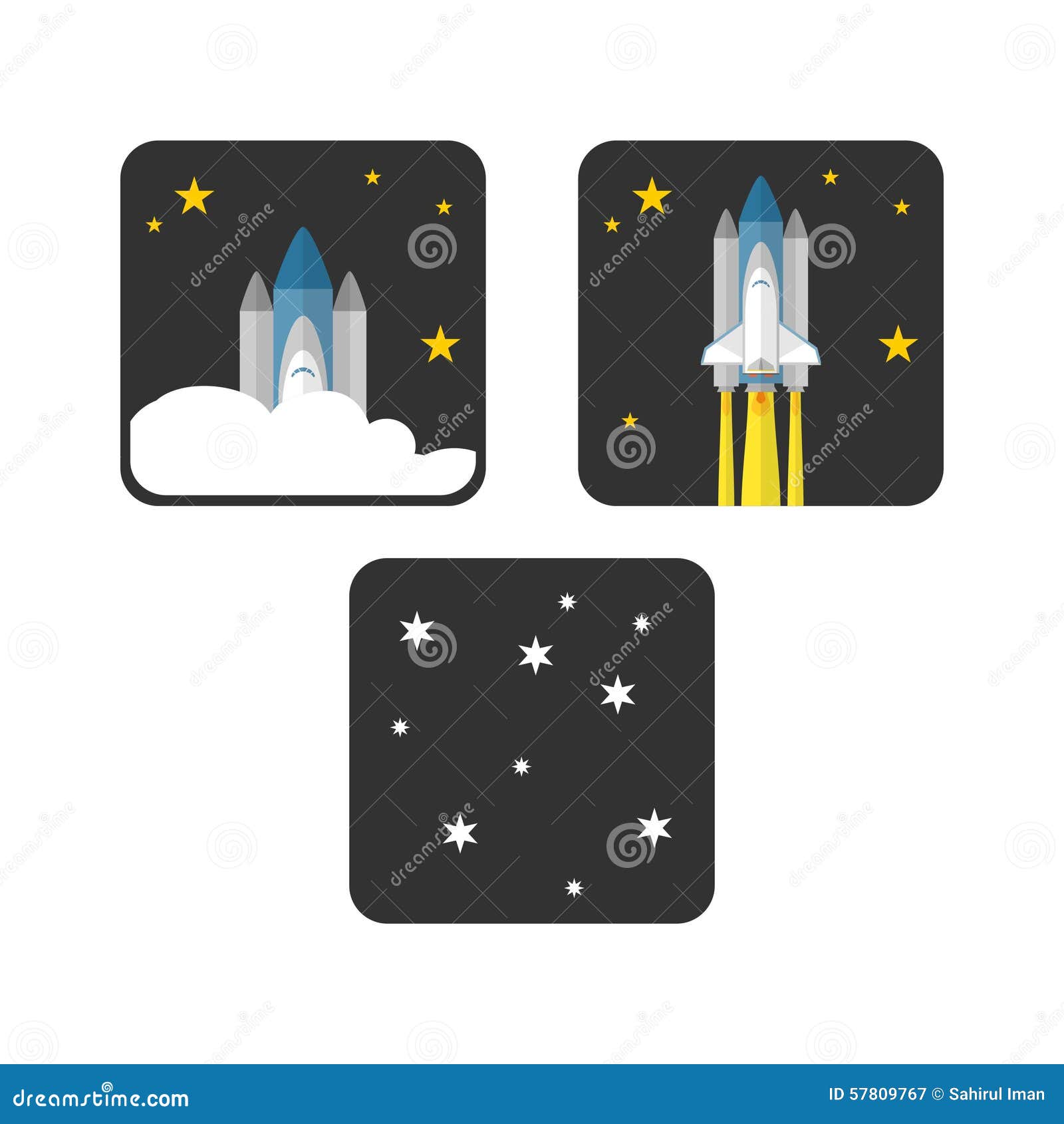 Space Logo Template stock vector. Illustration of children - 57809767