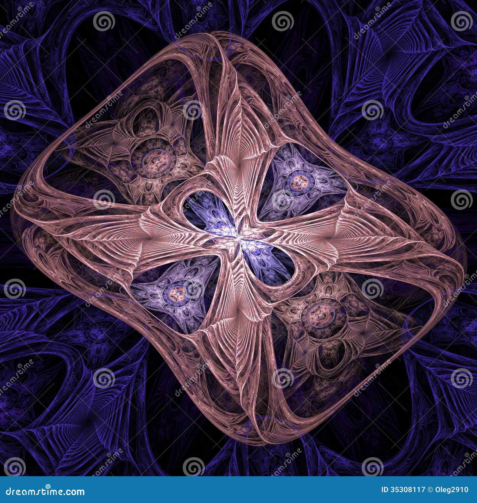 Space Magical Fantasy Pattern Stock Illustration - Illustration of ...