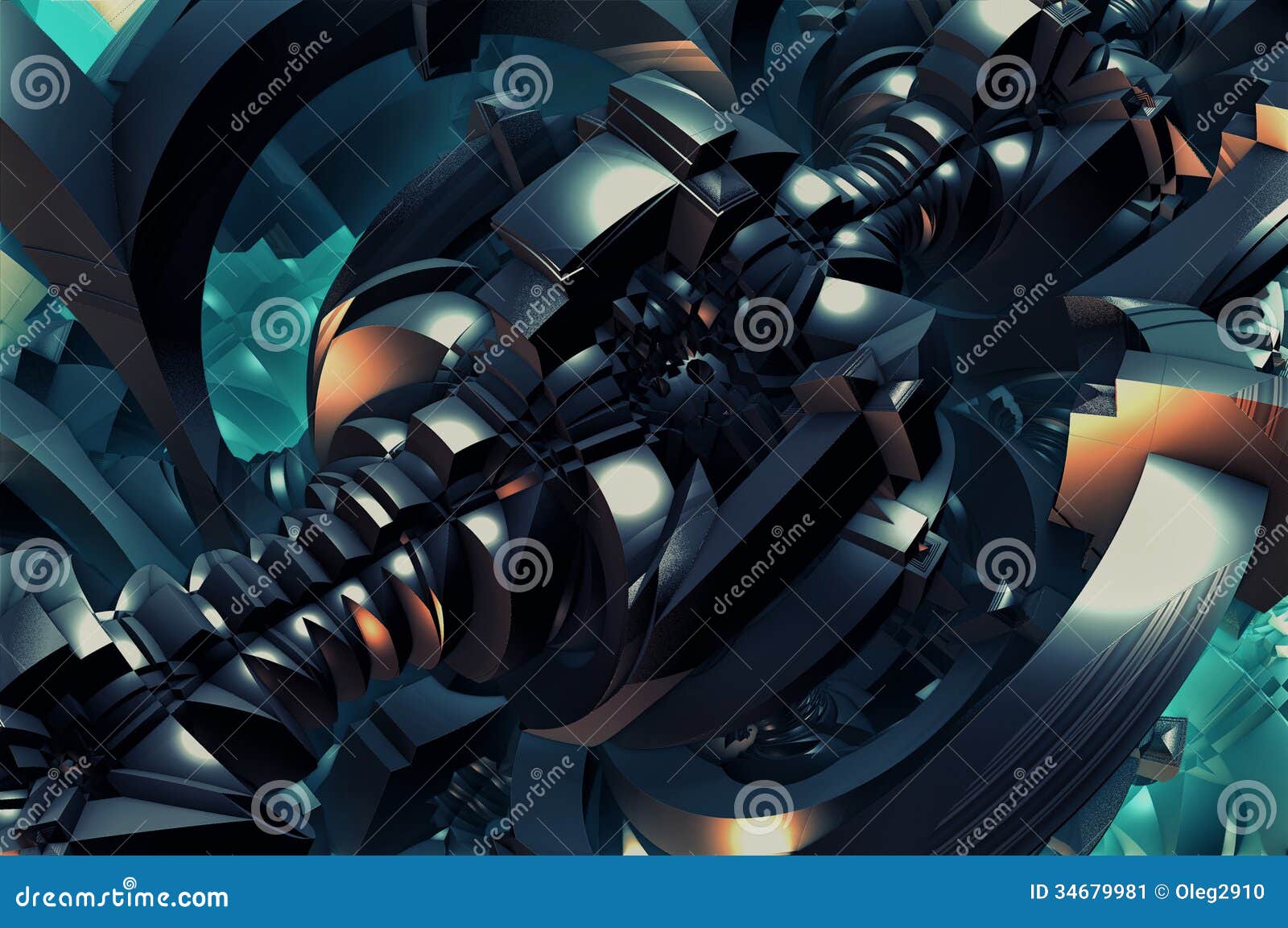 Space magical fantasy stock illustration. Illustration of fractal ...