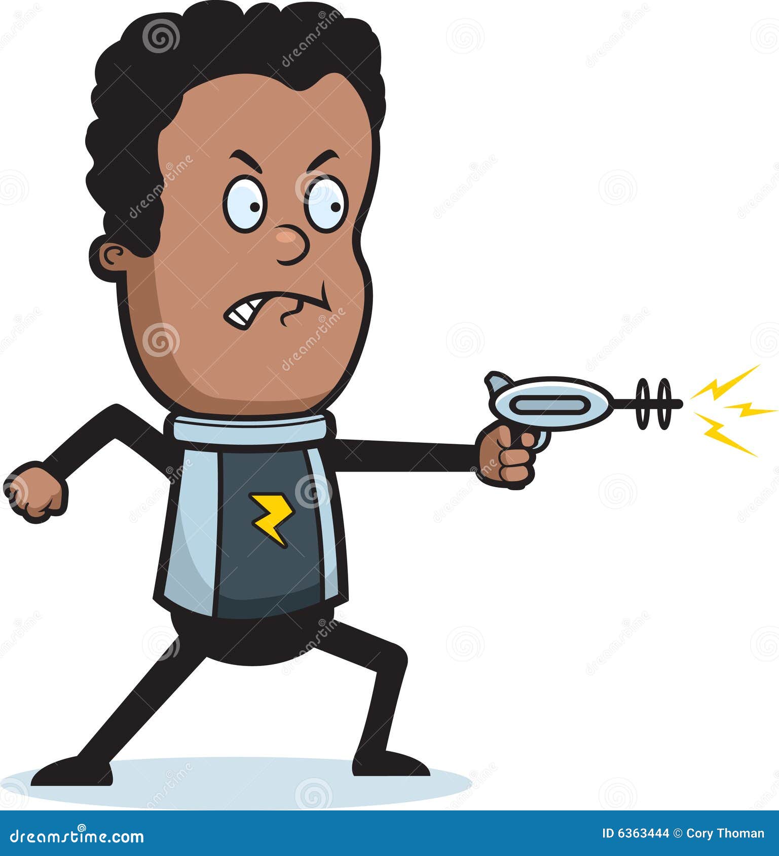 Cartoon Guy Shooting