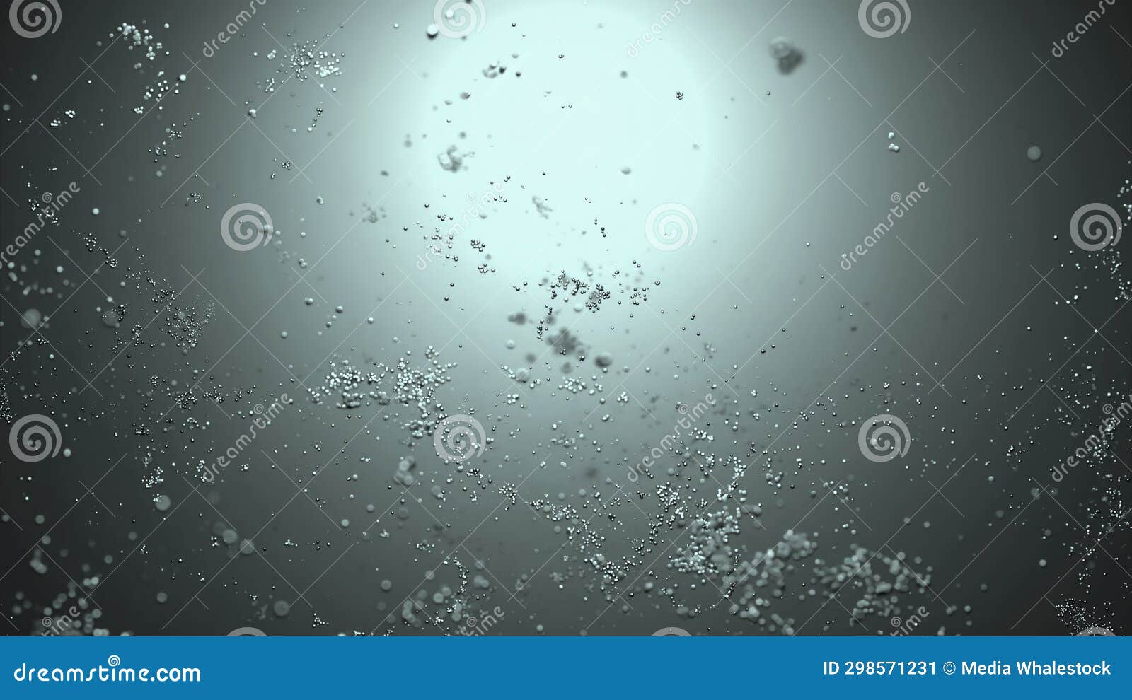 Space with Matrix Flows of Particles. Design. Live Streams of Molecular ...