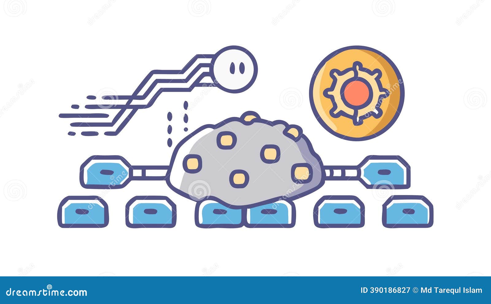 Resource Analysis Linear Icons Set. Planning, Evaluation ...