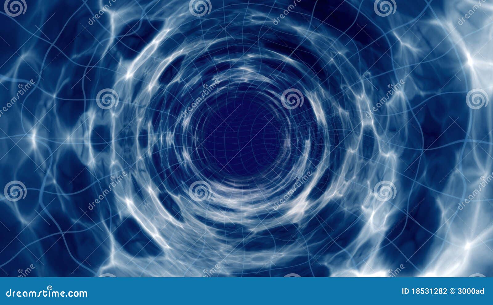 Space model of a wormhole stock illustration. Illustration of ...