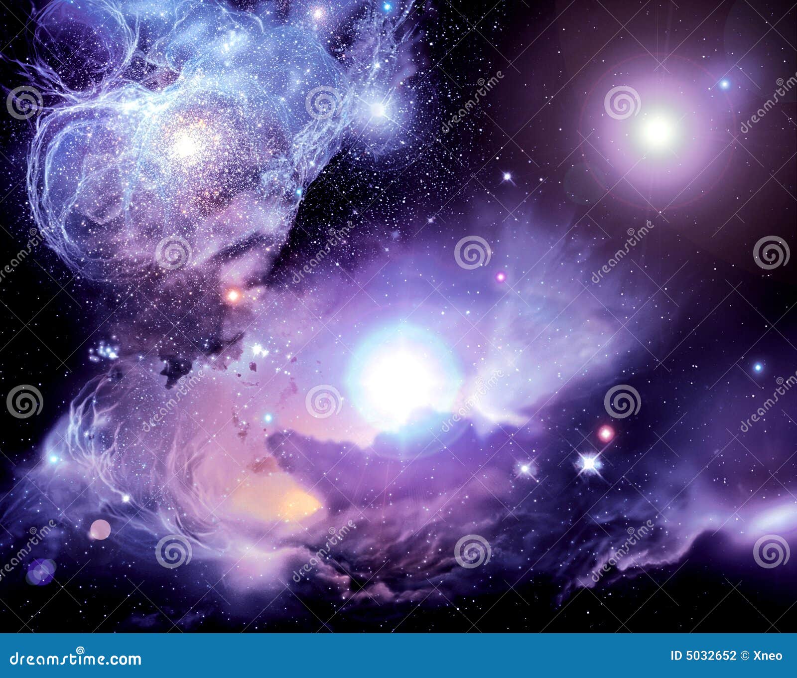 Space Nebula stock illustration. Illustration of illustrated - 5032652