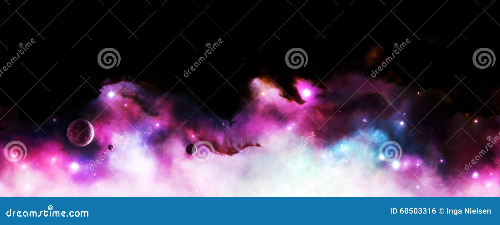 Space nebula background stock illustration. Illustration of astronomy ...