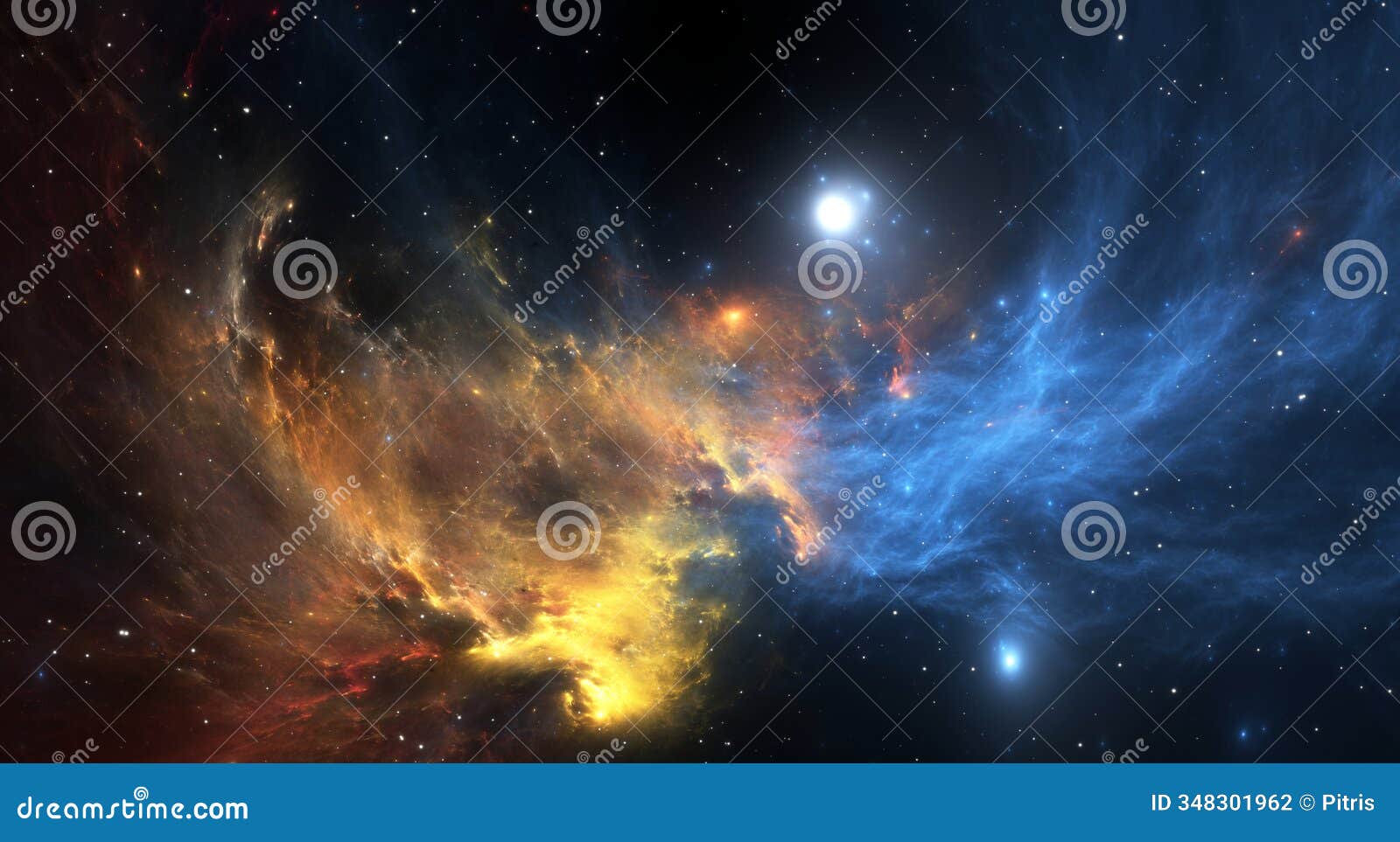 Interstellar Cloud In Deep Space Stock Image | CartoonDealer.com #42851695