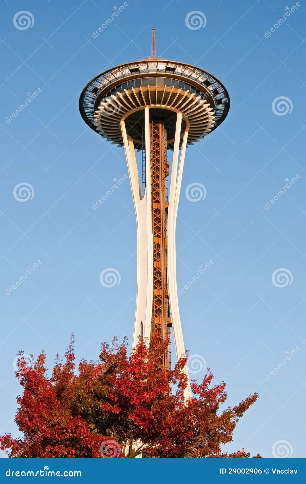 Space Needle in Seattle during the Sunset Editorial Photo - Image of ...