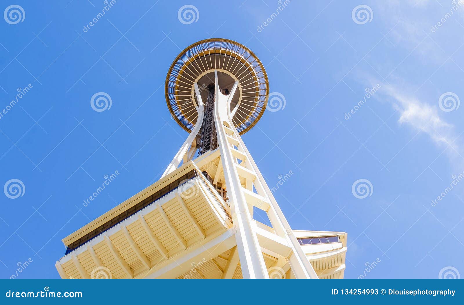 Seattle Washington Top of Space Needle Editorial Stock Photo - Image of ...