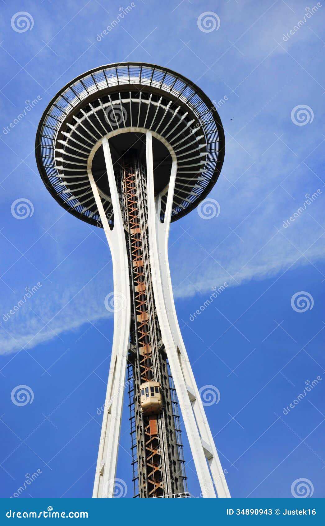 Space Needle editorial stock photo. Image of scene, downtown - 34890943