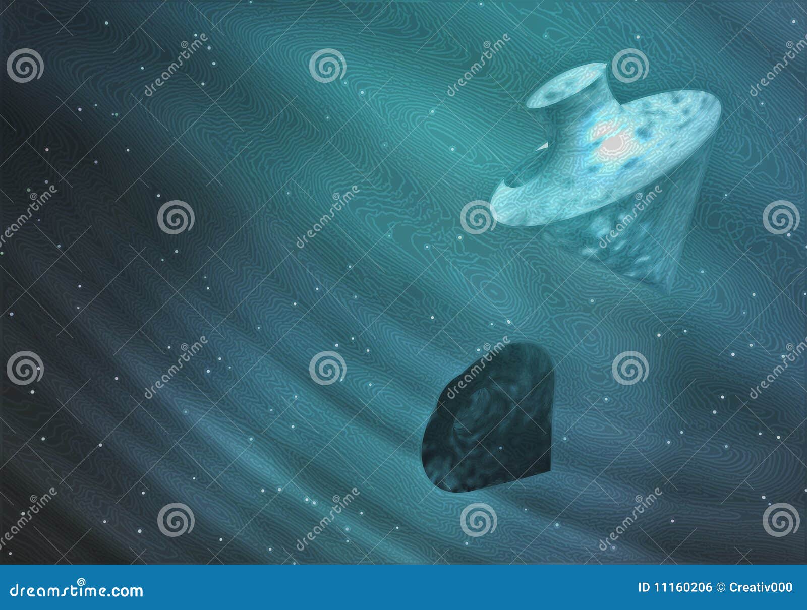 Space objects stock illustration. Illustration of interplanetary - 11160206