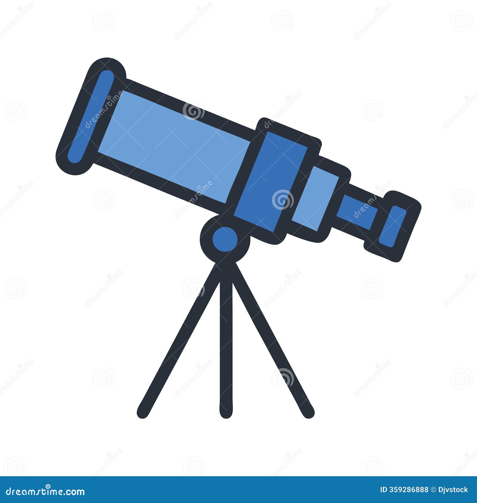 Space Observatory Telescope Icon Stock Illustration - Illustration of ...