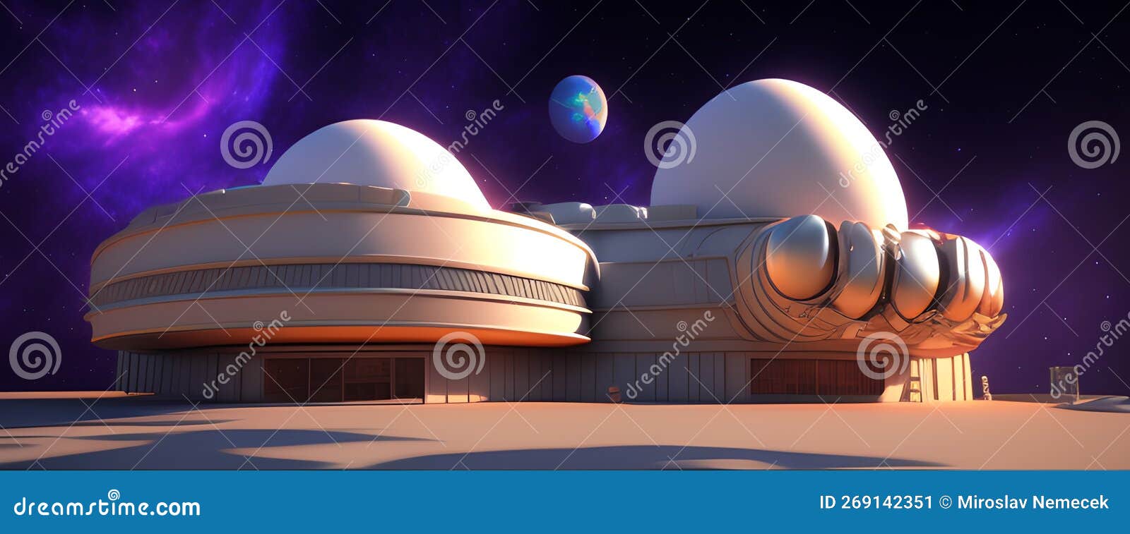 Space Opera Theater, Generative AI Illustration Stock Illustration ...