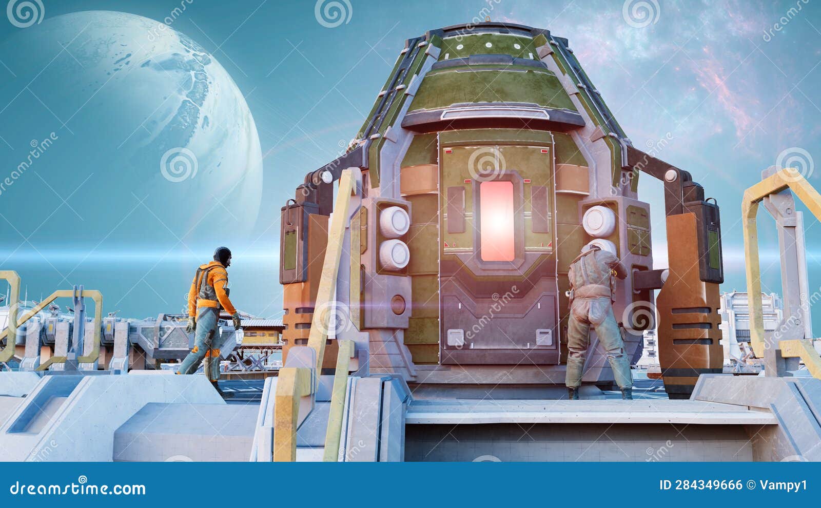 Space Outpost, Conquest Of Space. Exoplanets And New Worlds To Explore ...