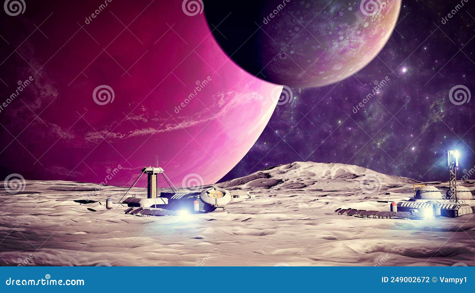 Space Outpost, Conquest of Space. Exoplanets and New Worlds To Explore ...