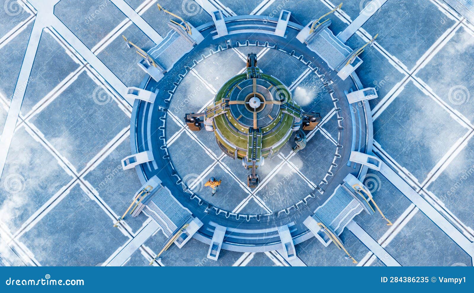 Space Outpost, Conquest of Space. Scientific Progress. Base of ...