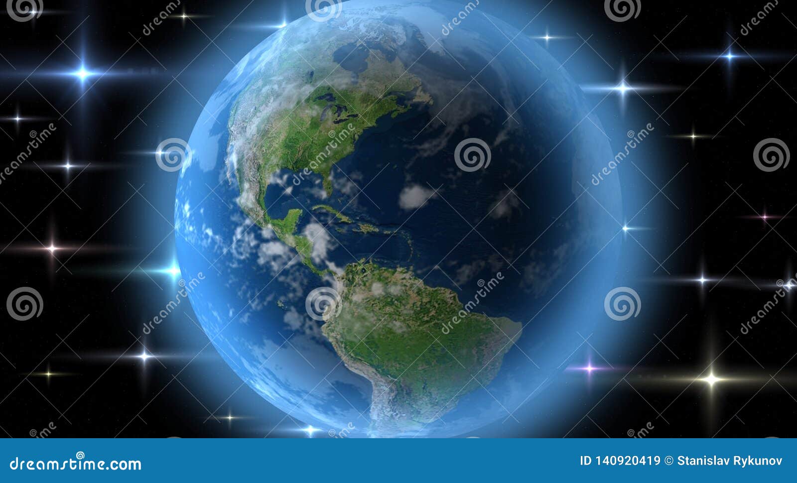 Space, a Panorama of the Universe Stock Image - Image of planet, view ...