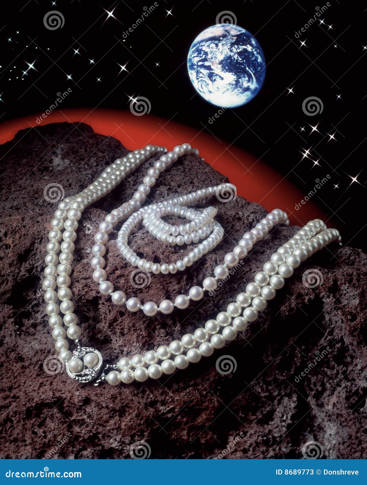 Space Pearls stock illustration. Illustration of stars - 8689773