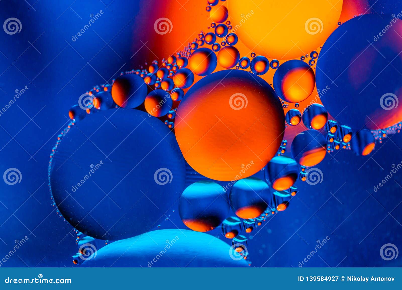Space or Planets Universe Cosmic Abstract Background. Abstract Molecule ...