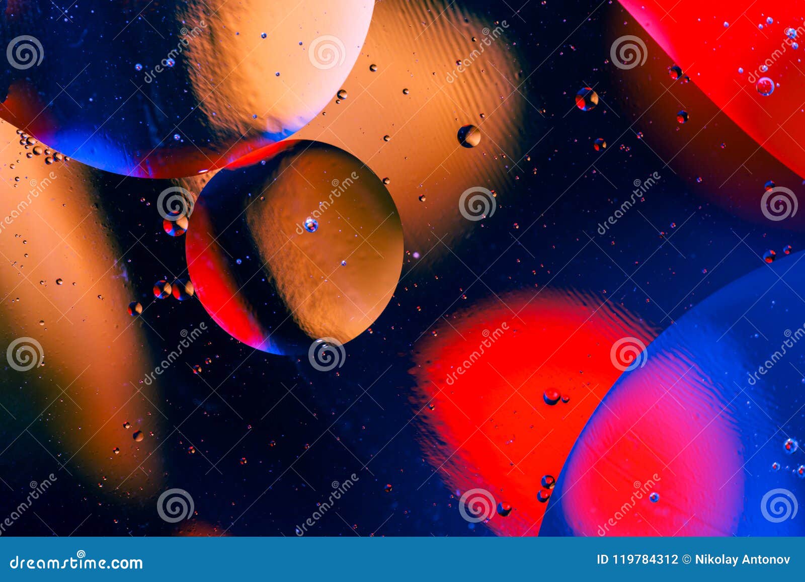 Space or Planets Universe Cosmic Abstract Background. Abstract Molecule ...