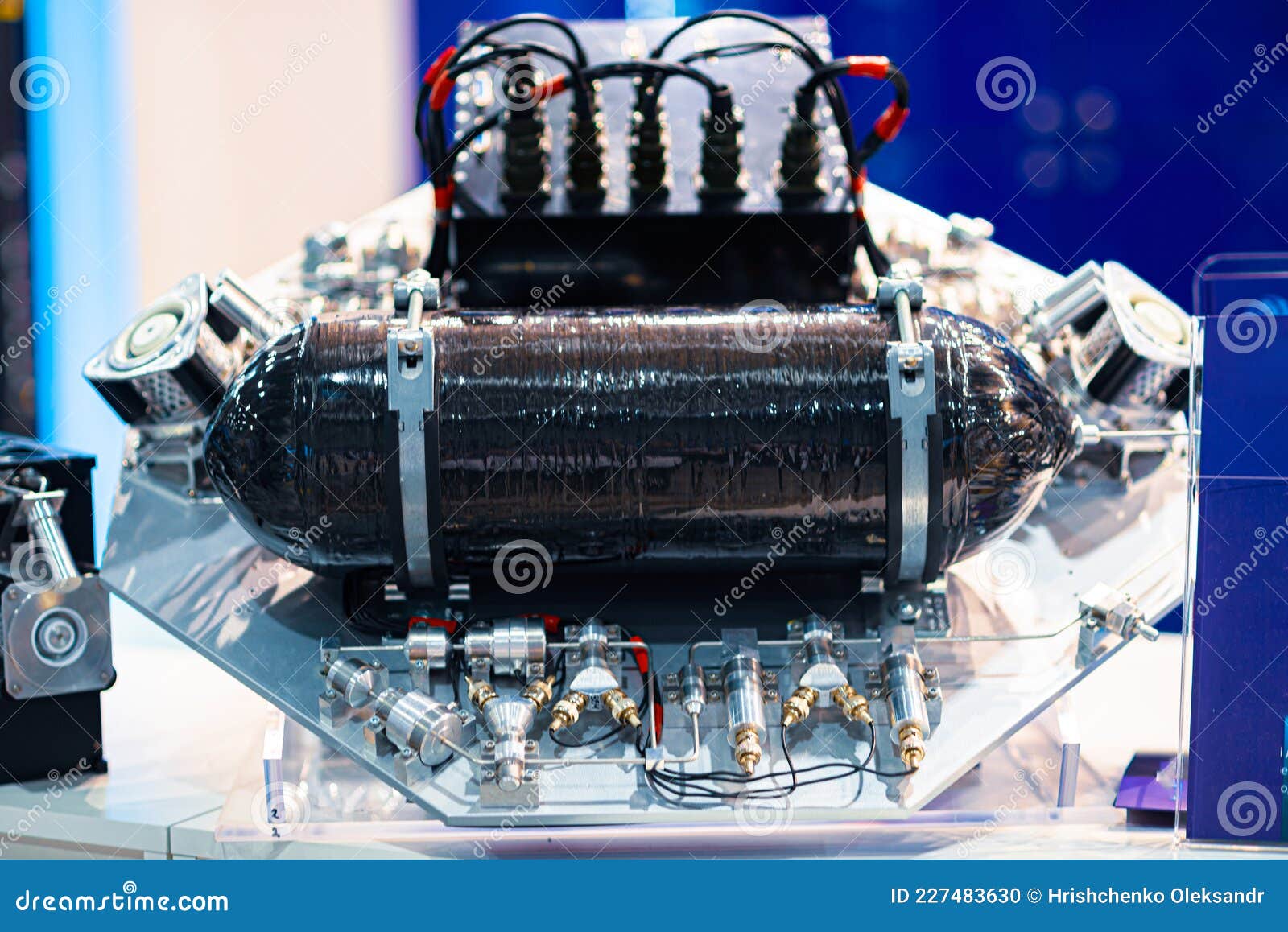 Space Propulsion System. Energy Conversion Unit Stock Photo - Image of ...