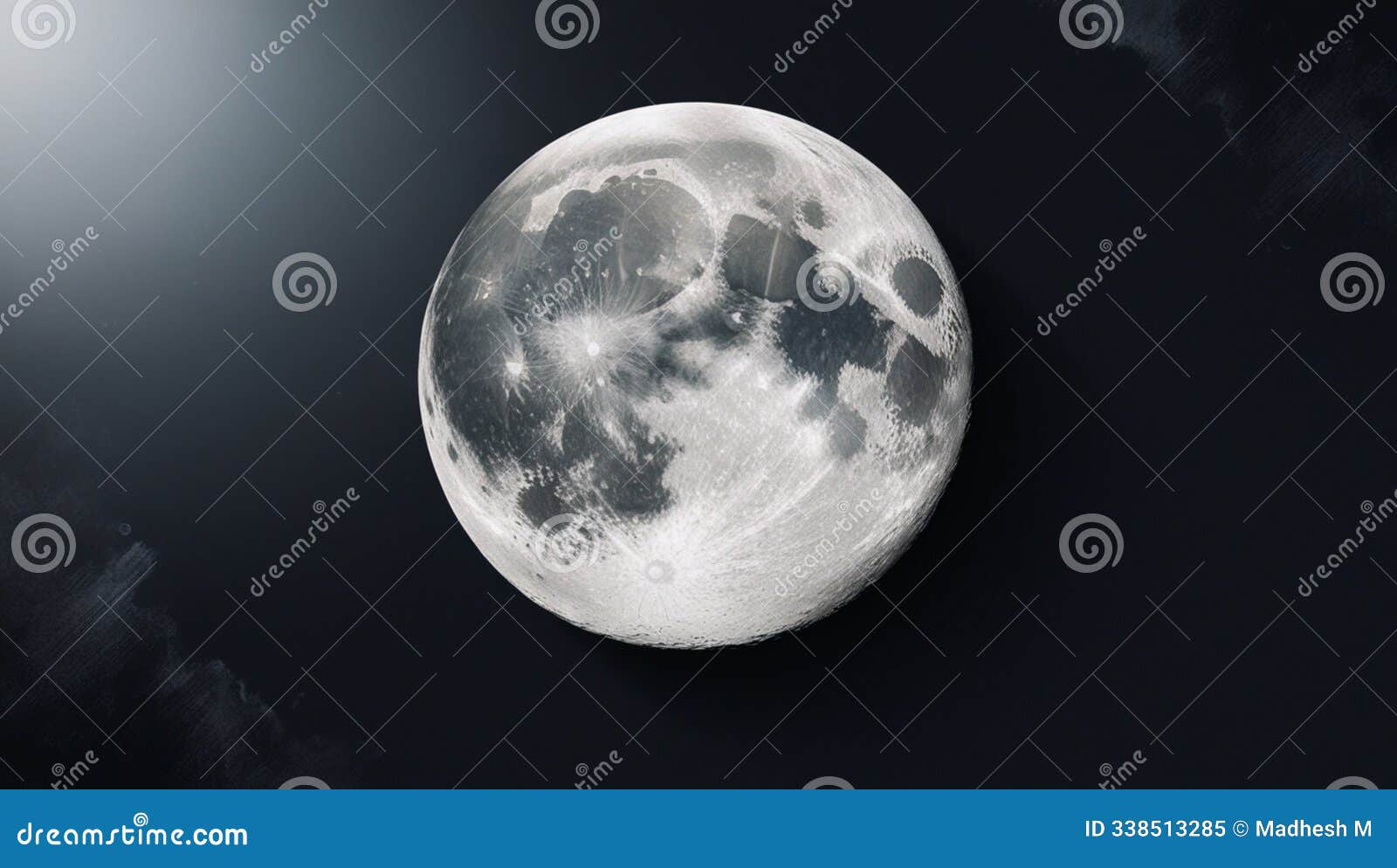 Space Real Look Moon Image. Stock Image - Image of space, real: 338513285