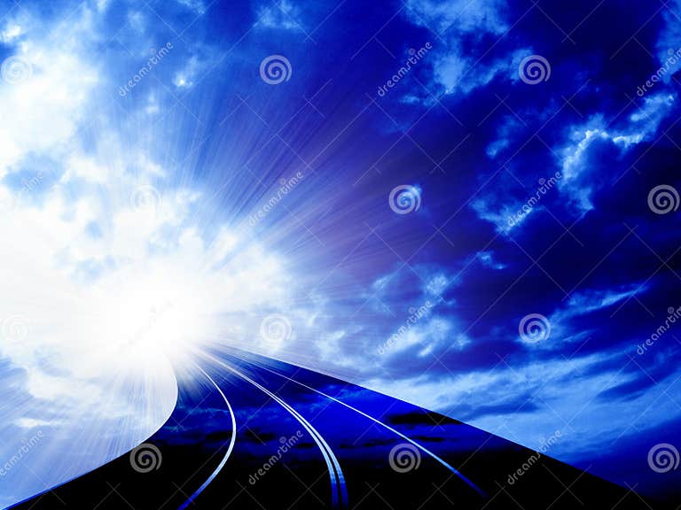 Space road stock illustration. Illustration of fine, object - 10621080