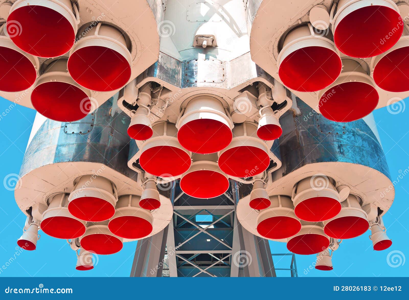 Rocket Engine Afterburner Thrust Nozzle Royalty-Free Stock Image ...