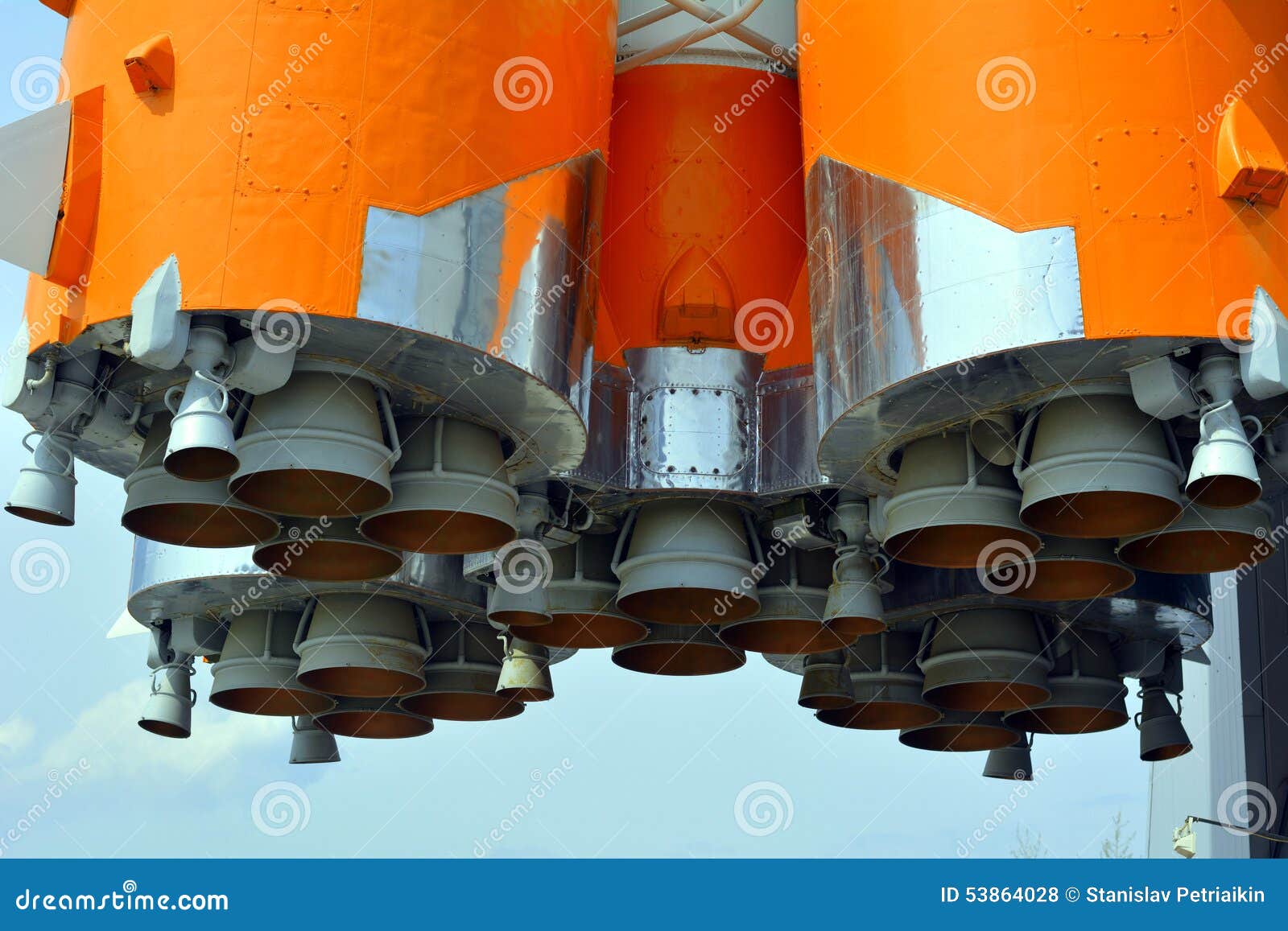 Space rocket engine editorial stock photo. Image of engine - 53864028