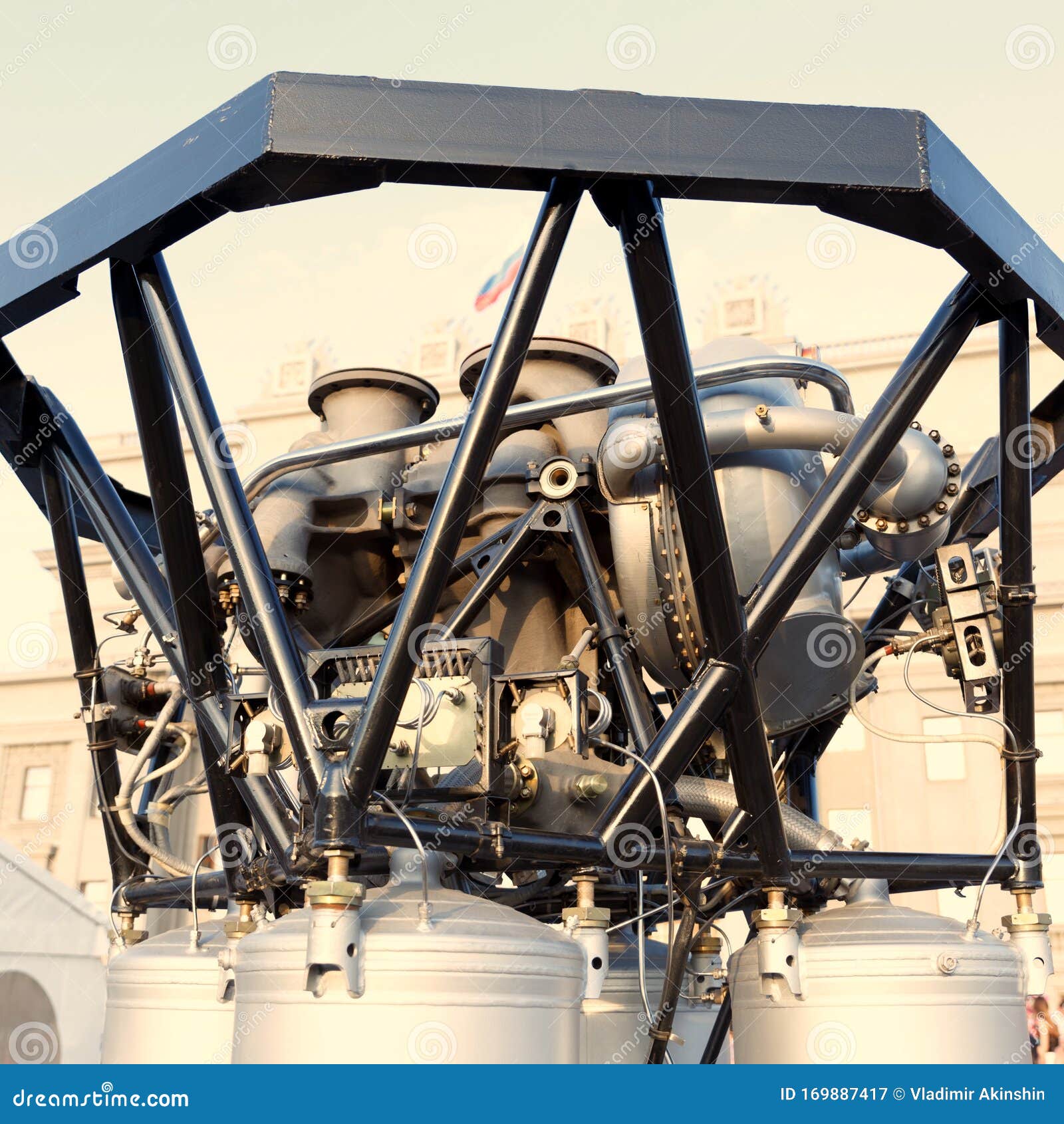 Space Rocket Engine RD-107A of the Corporation `Kuznetsov` Editorial ...