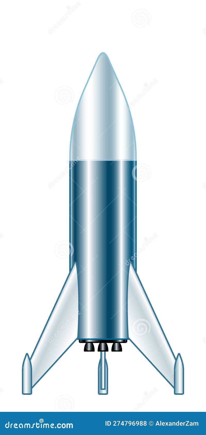 Space rocket illustration stock vector. Illustration of space - 274796988