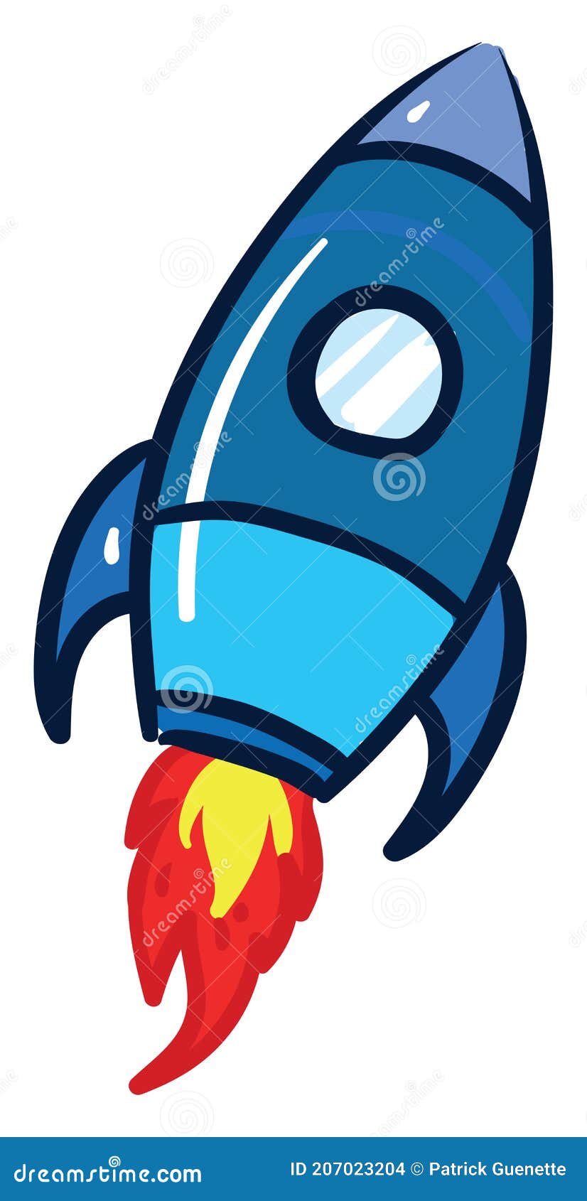 Space Rocket, Illustration, Vector Stock Vector - Illustration of ...