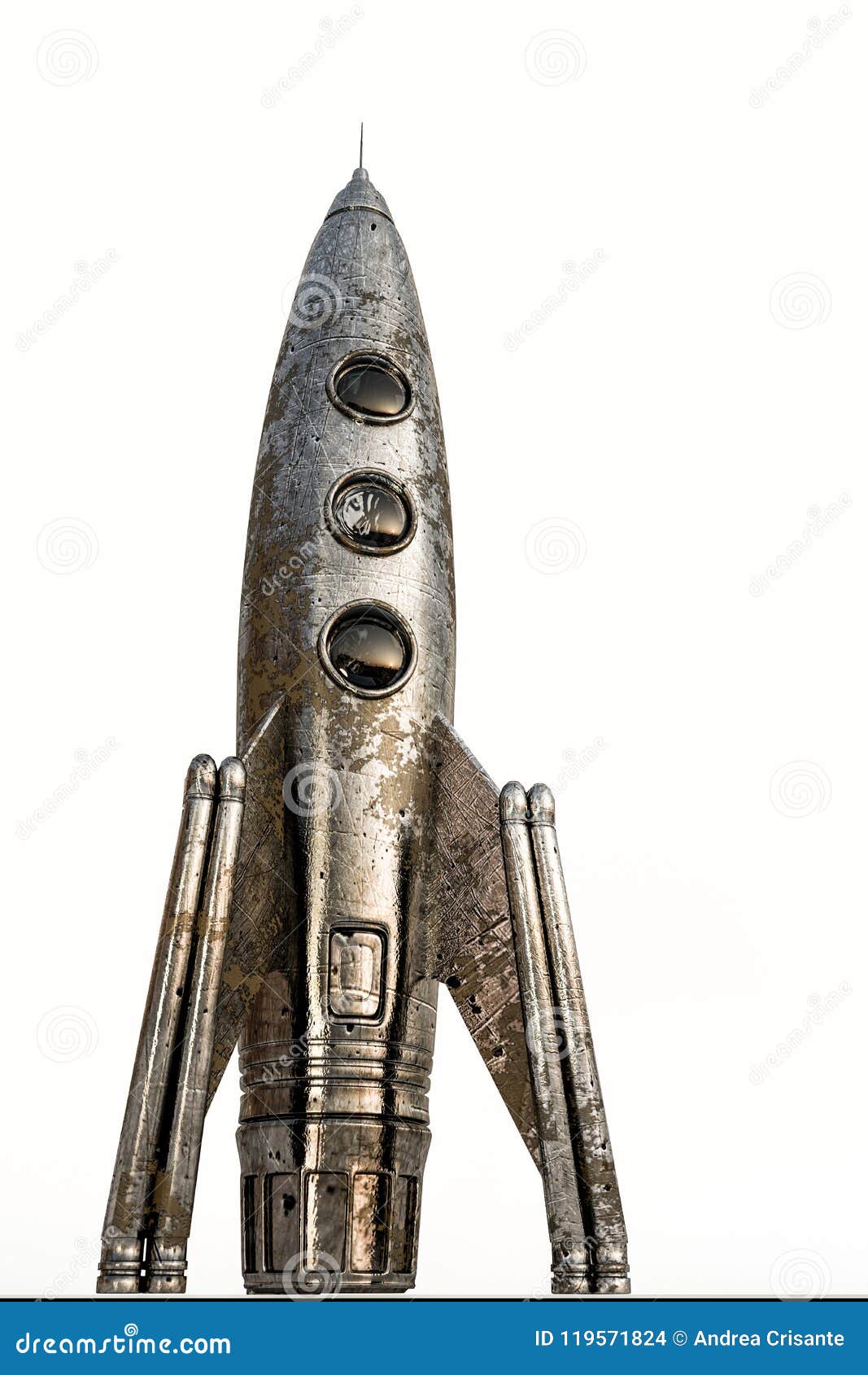 Rocket isolated on white stock illustration. Illustration of spaceship ...