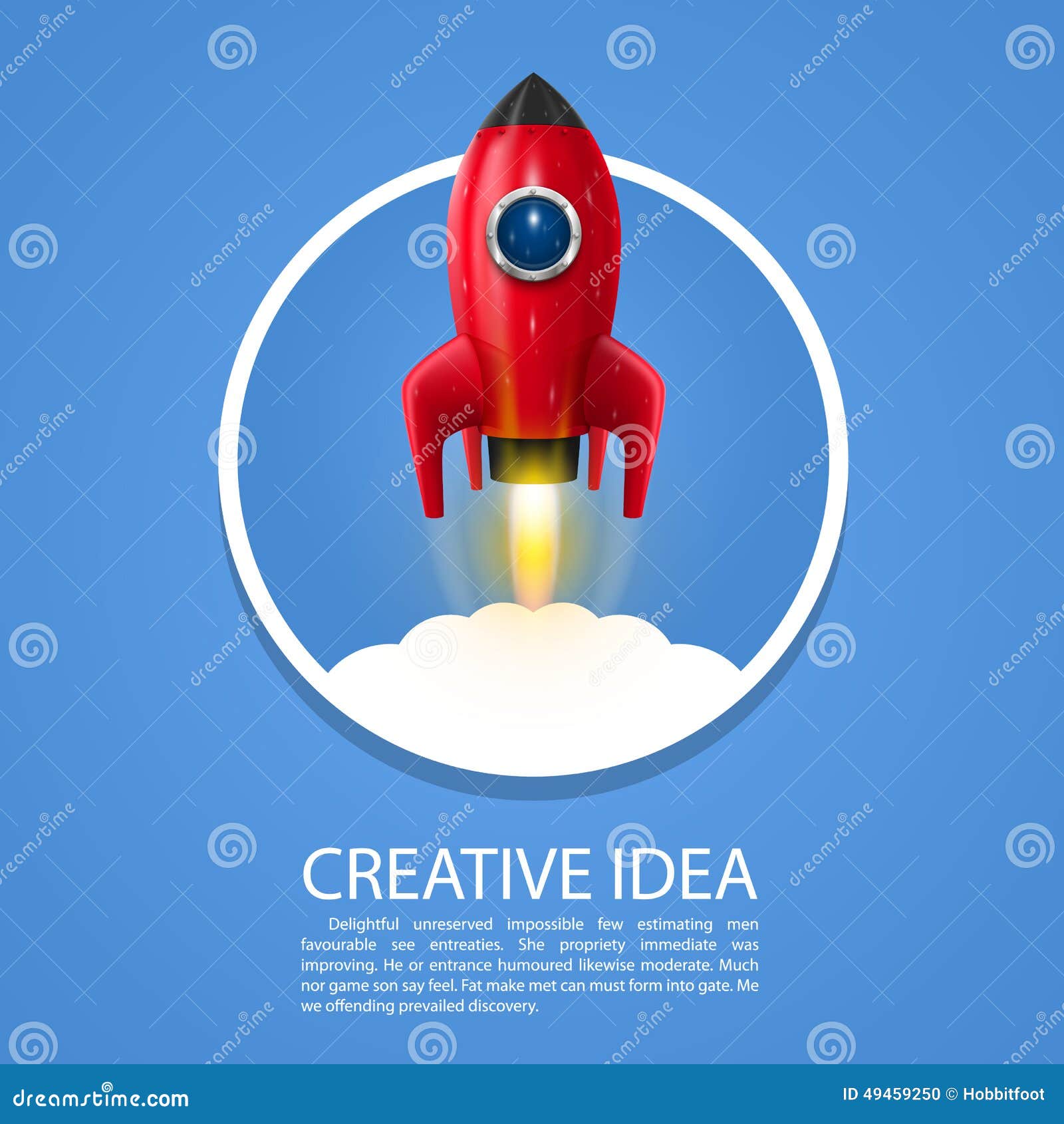 Space rocket launch stock vector. Illustration of science - 49459250