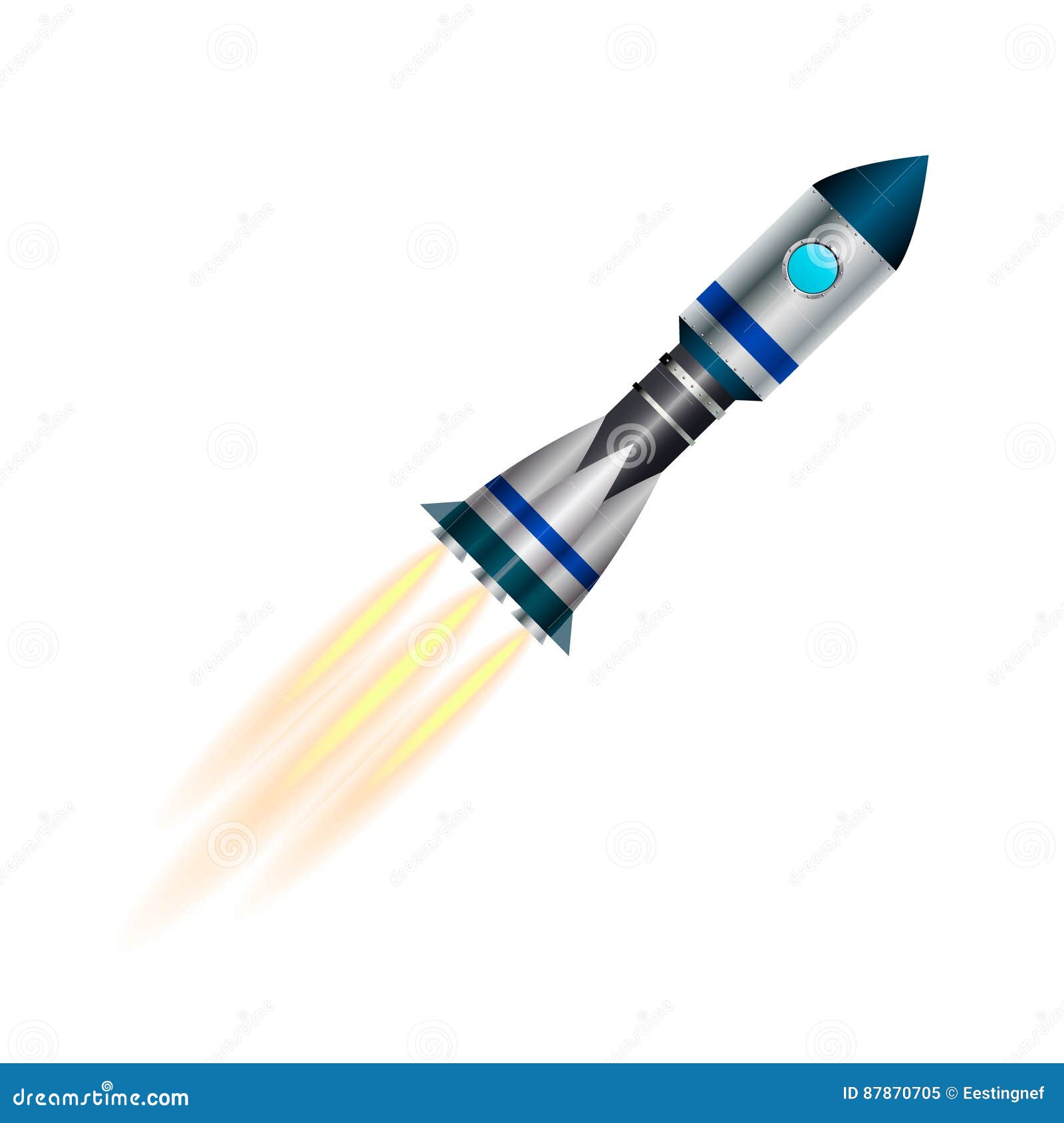 Space Shuttle Launch White Background