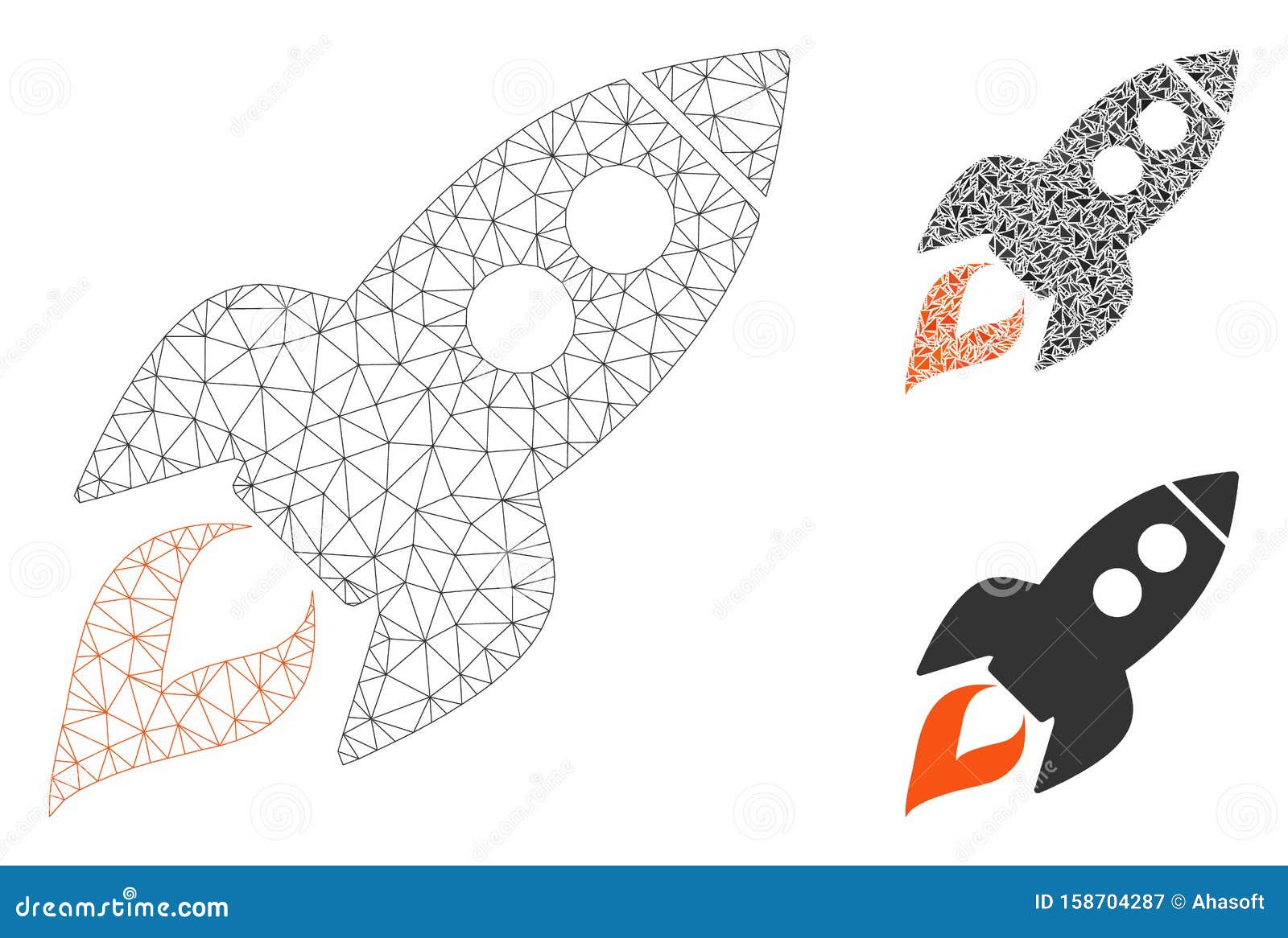 Space Rocket Launch Vector Mesh Carcass Model and Triangle Mosaic Icon ... Space Rocket Launch Vector Mesh Carcass Model and Triangle Mosaic Icon ...