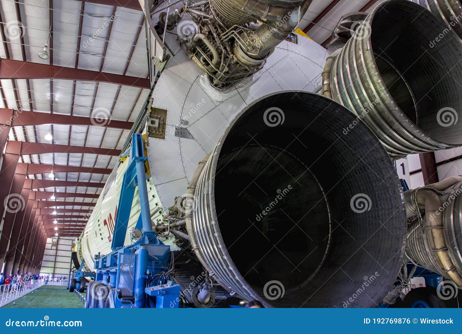 Space Rocket at Space Museum in NASA Space Center Houston Editorial ...