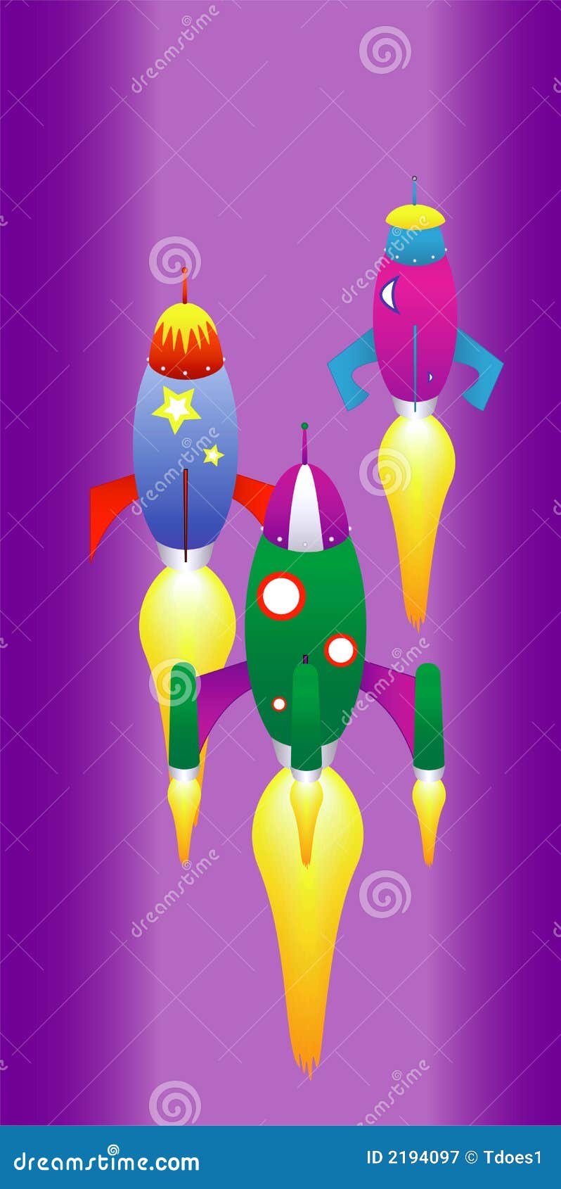 Space rocket race stock vector. Illustration of spaceship - 2194097