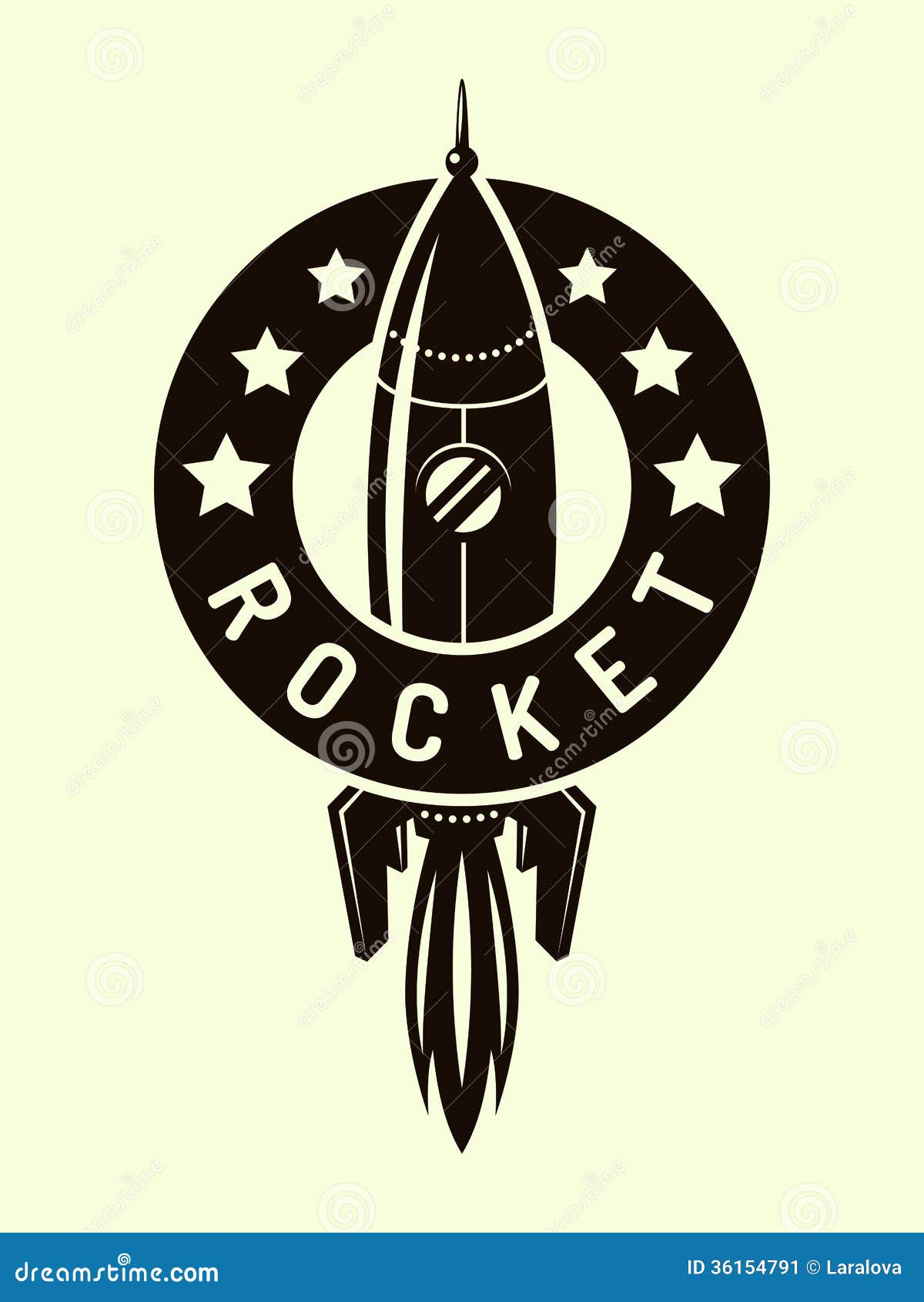 Space rocket symbol stock vector. Illustration of futuristic - 36154791