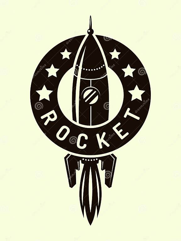 Space rocket symbol stock vector. Illustration of futuristic - 36154791