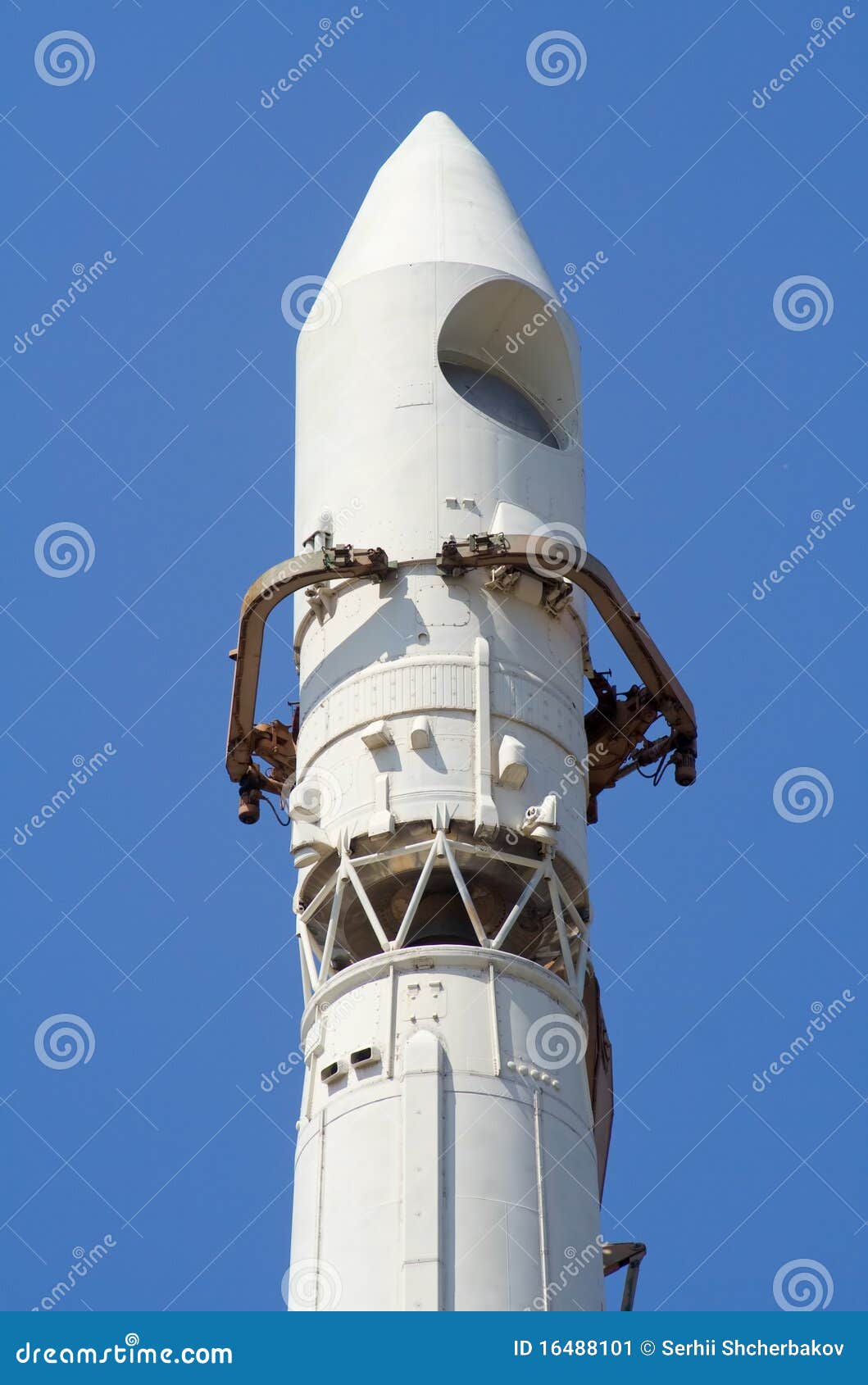 Space rocket Vostok stock image. Image of technology - 16488101