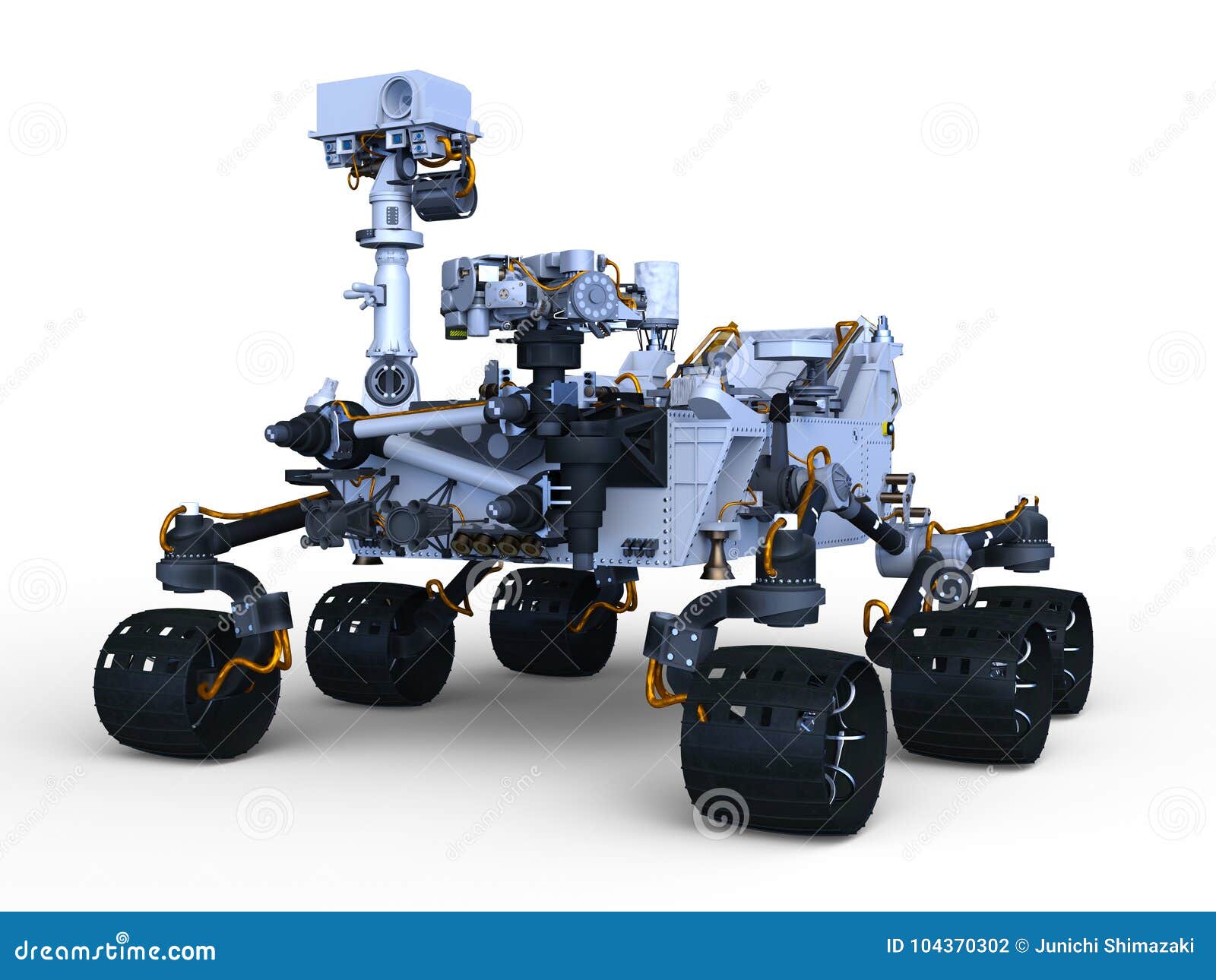 Space rover stock illustration. Illustration of exploration - 104370302