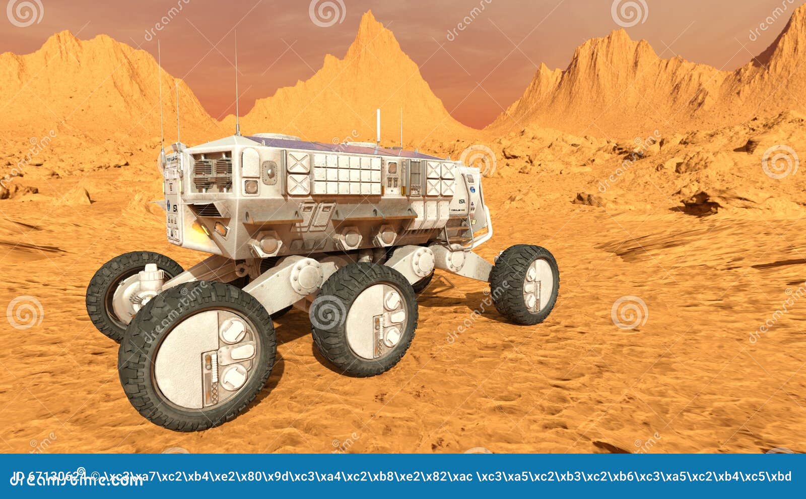 Space rover stock photo. Image of science, star, base - 67130624