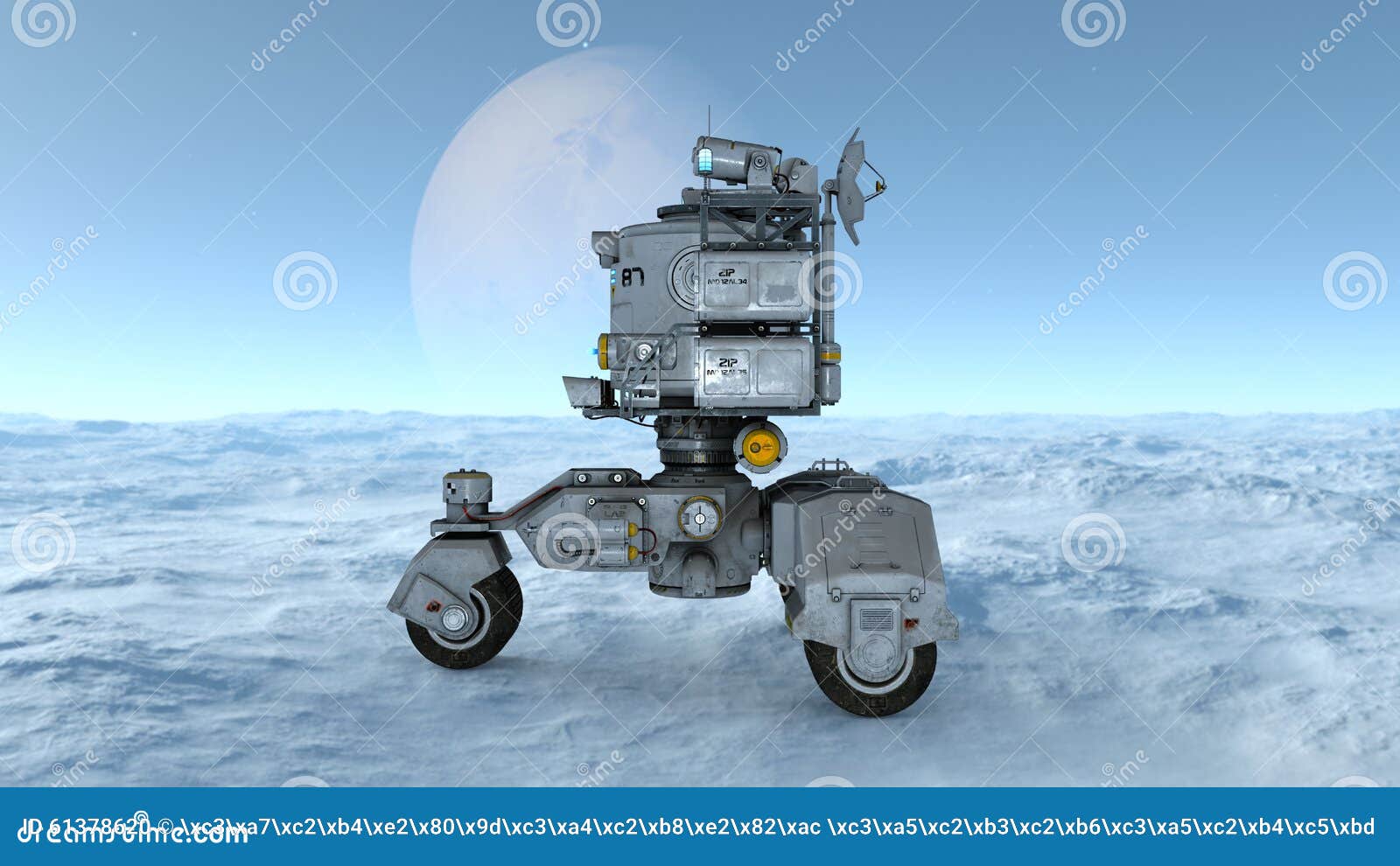 Space rover stock illustration. Illustration of instrument - 61378620