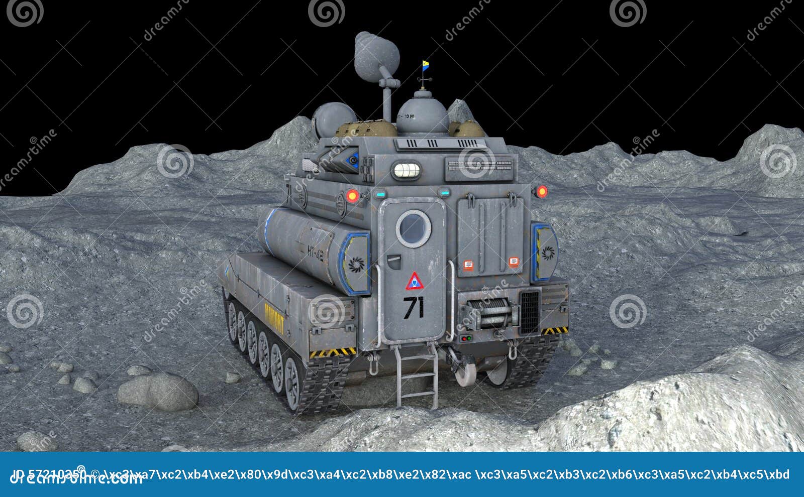 Space rover stock illustration. Illustration of star - 57210350