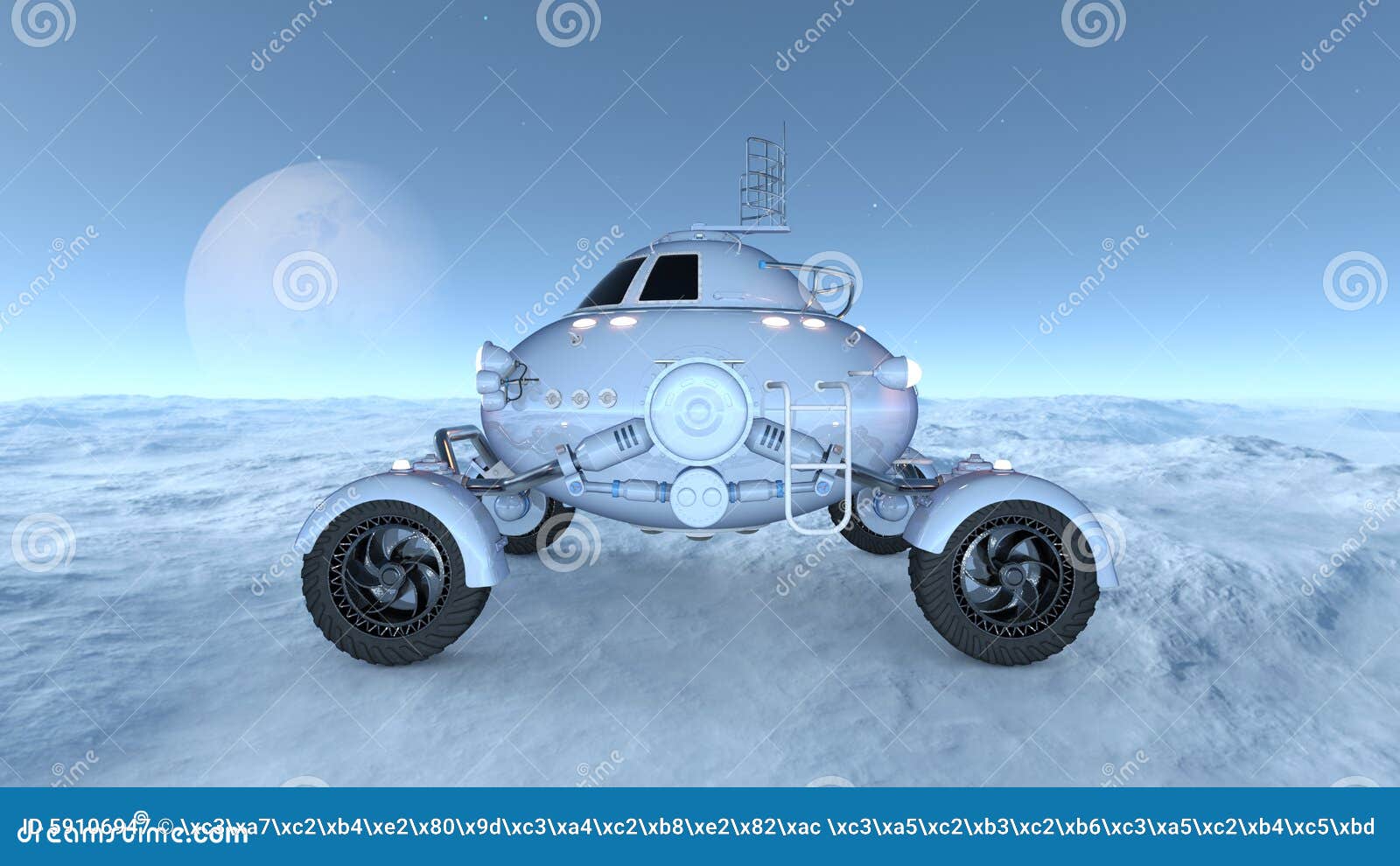 Space rover stock illustration. Illustration of exploration - 59106947