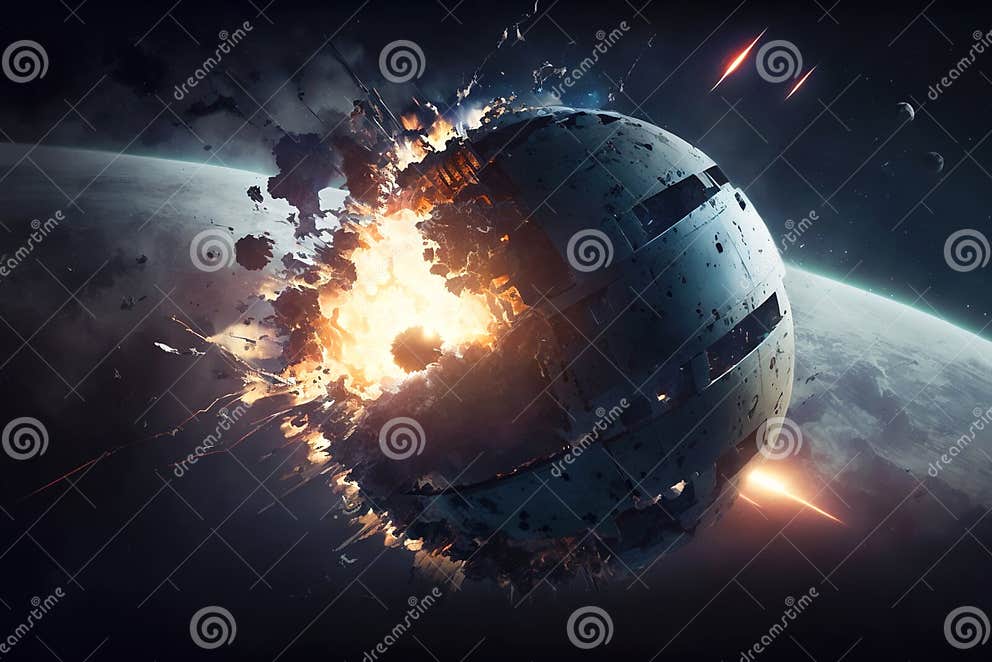 Space Satellite Explodes in Earth Orbit, Spherical Spacecraft Was ...
