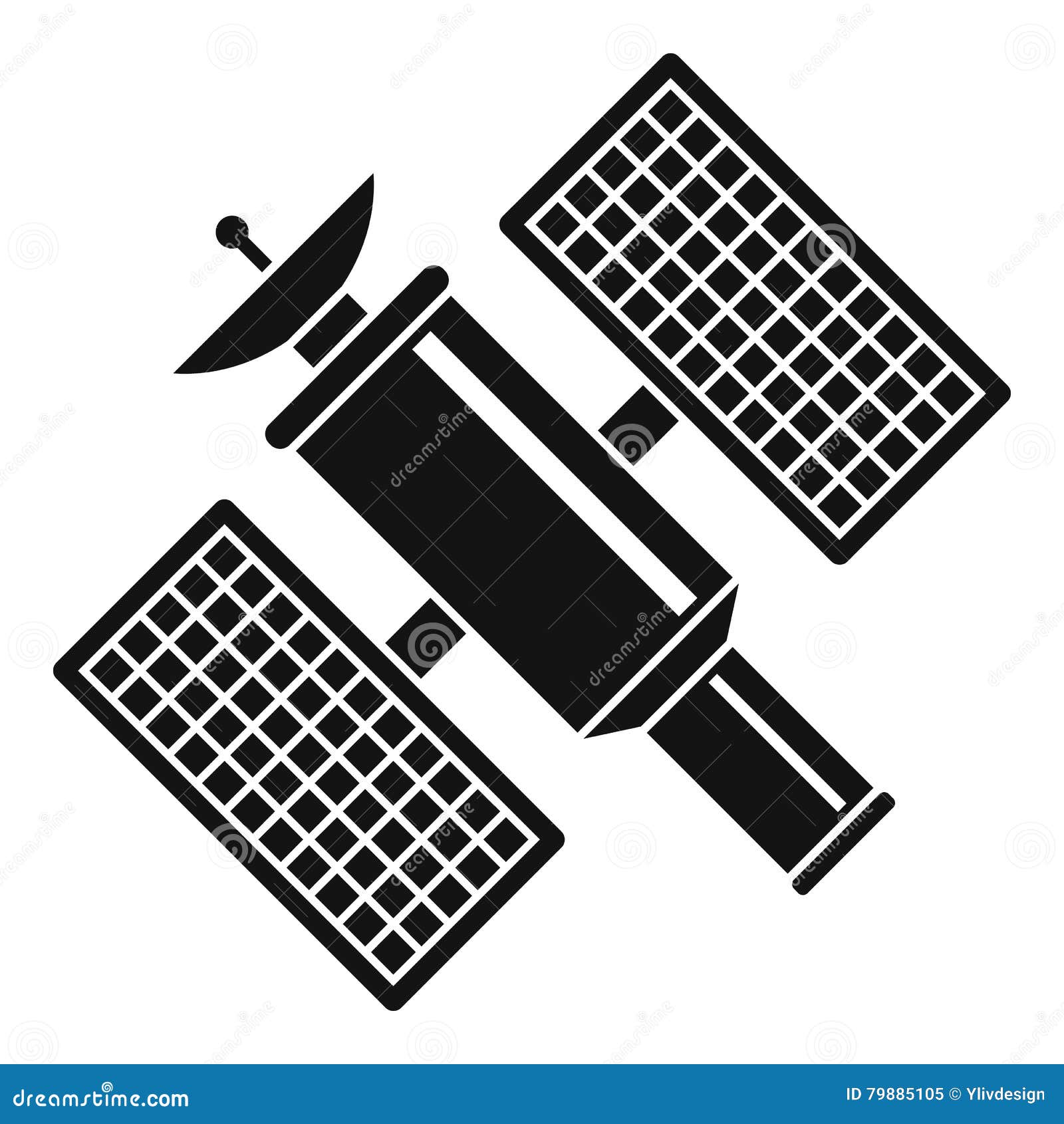 Satellite Icon Vector. Antenna Illustration Sign. Communication Symbol ...